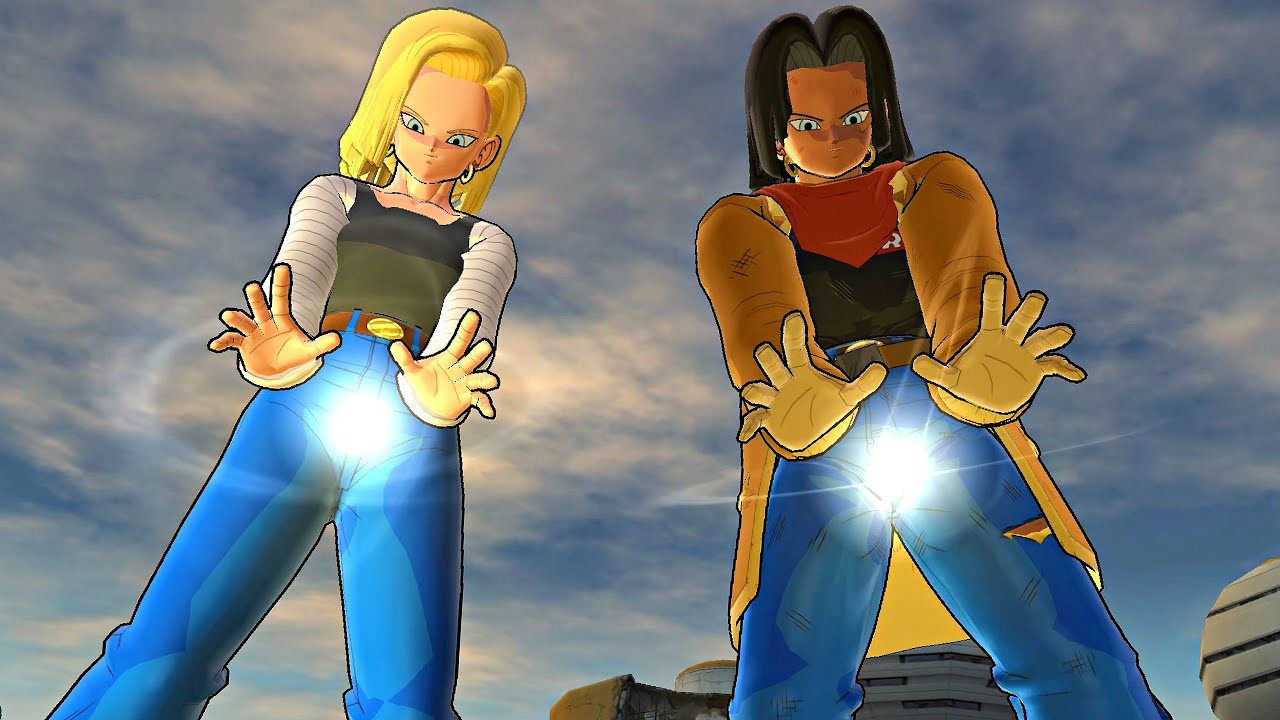 Dragon Ball: Raging Blast 2 - ANDROID 17 & ANDROID 18 vs ANDROID 14 ...