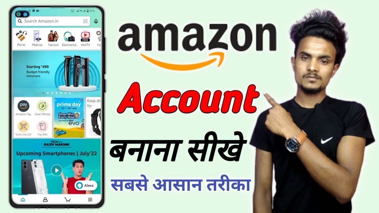 Amazon Account Kaise Banaye How To Create Account On Amazon Youtube