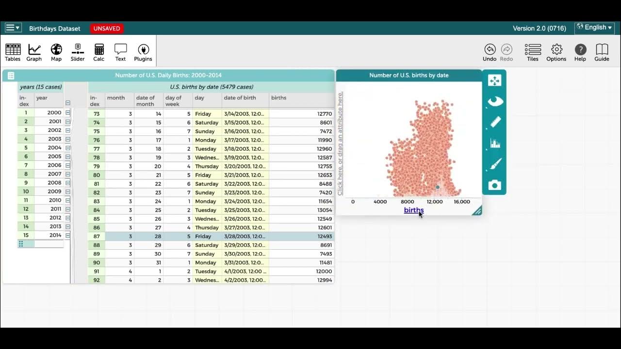 Screencast Using CODAP: Statistics - YouTube