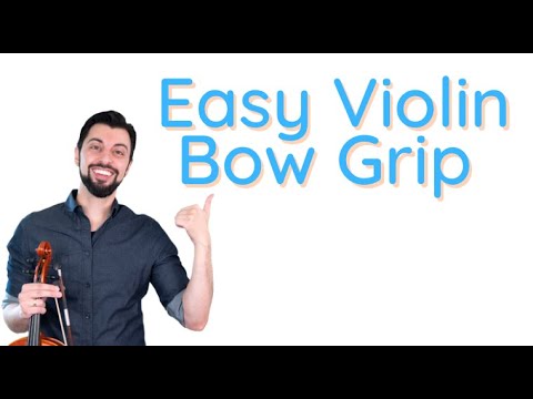 Violin Bow Hold for Beginners - YouTube