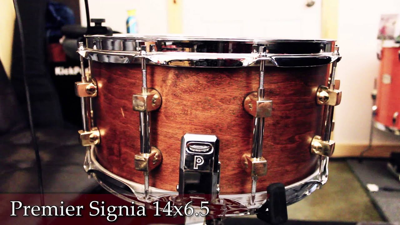 Premier Signia Snare 14x6.5 - YouTube