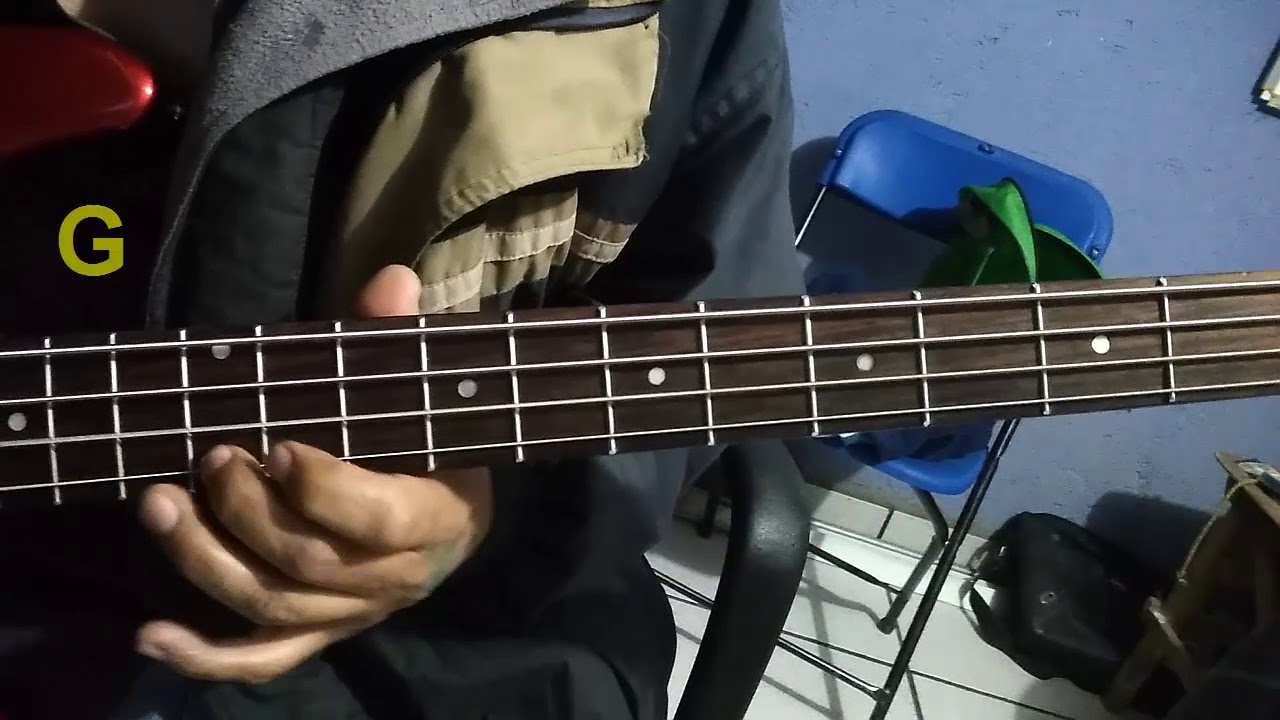 EJERCICIO EN CLAVE DE SOL BASS TUTORIALES - YouTube