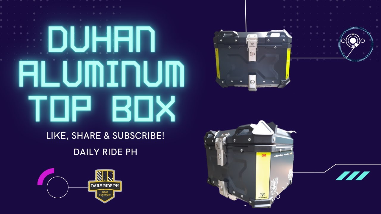 DUHAN ALUMINUM TOP BOX REVIEW - YouTube