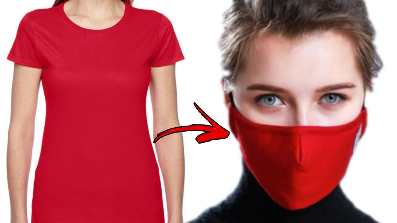 DIY NO SEW Face Mask From T shirt 5 Minutes How To Make Face Mask With T shirt YouTube diy-no-sew-face-mask-from-t-shirt-5-minutes-how-to-make-face-mask-with-t-shirt-youtube