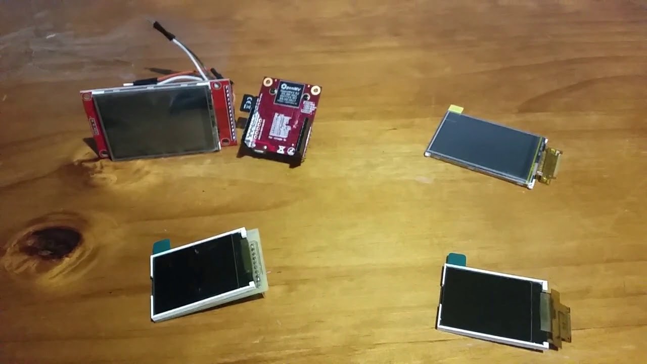 OpenMv screen - YouTube