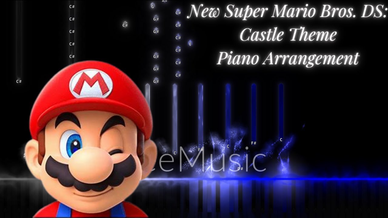 New Super Mario Bros. DS: Castle Theme Piano Arrangement - YouTube