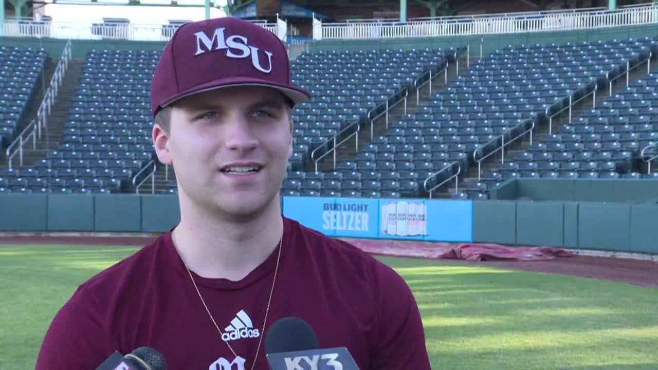 O-Zone: MSU's Brandt Thompson talks baseball preseason - YouTube
