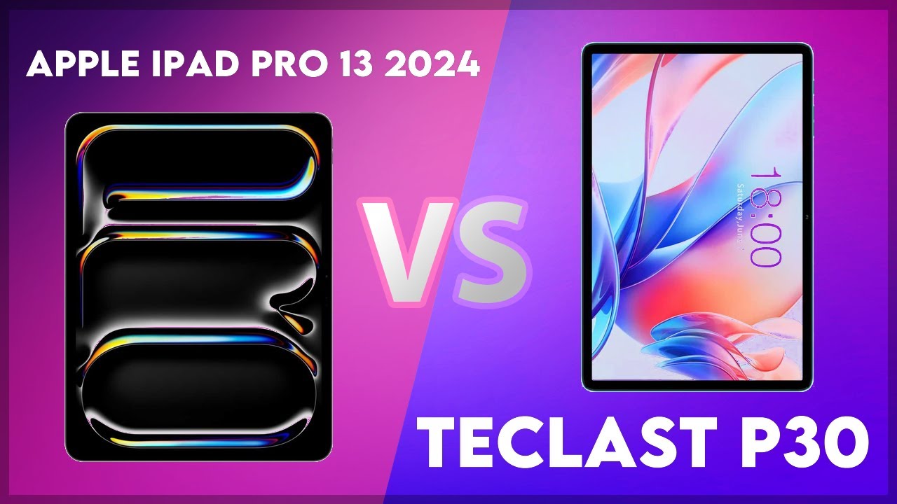 Apple iPad Pro 13 2024 vs Teclast P30 Comparison - YouTube