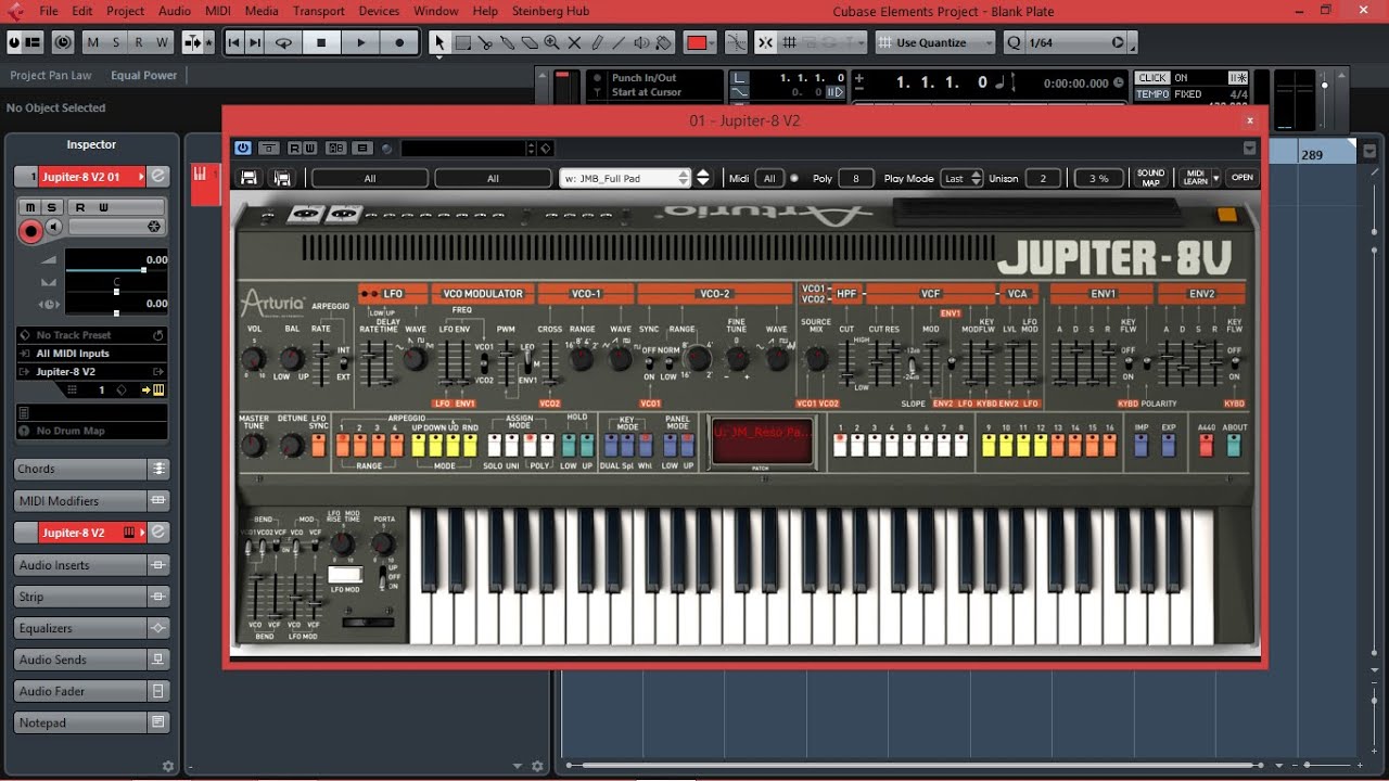 Arturia JUPITER 8V2 The BIG Soundtest - YouTube