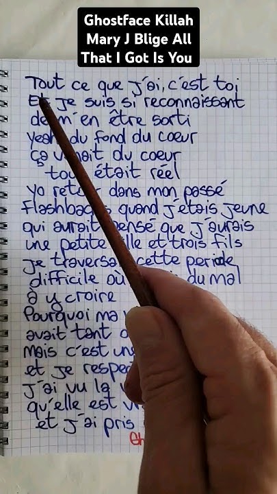 Ghostface Killah Mary J Blige All That I Got Is You #traduction #wutang ...