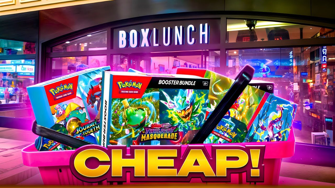 Finding CHEAP Pokémon Packs in BoxLunch! Can We Profit? - YouTube