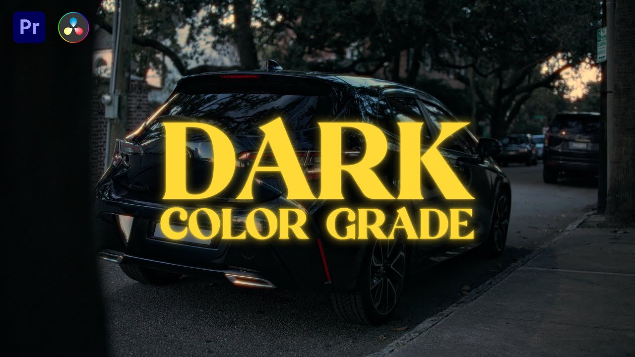 How to get a Dark Aesthetic/Moody Color Grade in Premiere Pro & DaVinci ...
