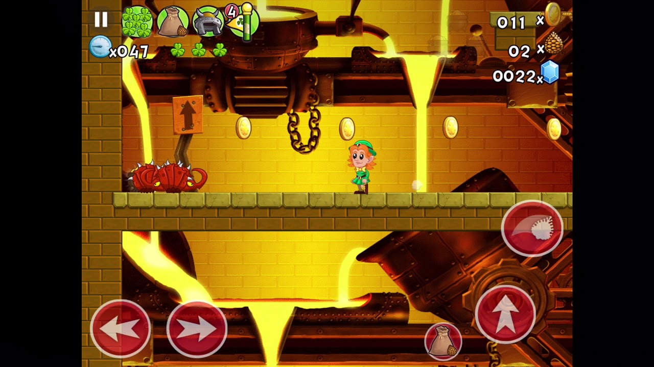 5 minutes of Lep’s world 2 ☘️playing hardest boss level well I actually ...
