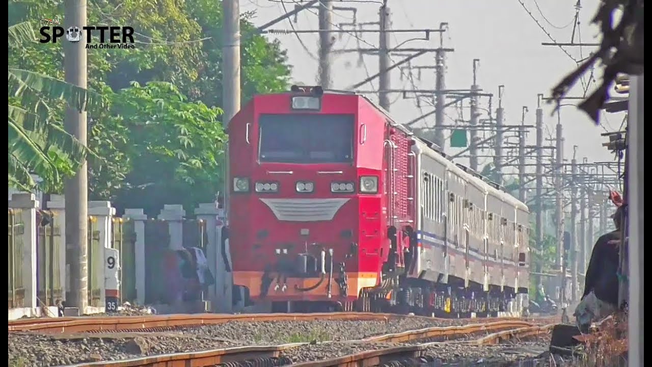 KA Pangrango Tambahan Ujicoba Ditarik Lokomotif CC 300 Made In INKA ...