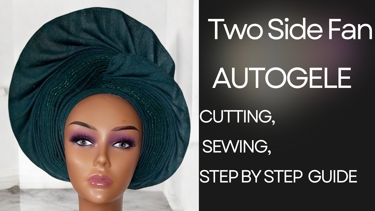 CROSS FRONT FAN AUTOGELE. The detailed method - YouTube