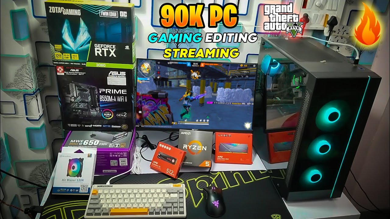 my ultimate budget gaming pc build for playing free fire & gta 5 | All ...