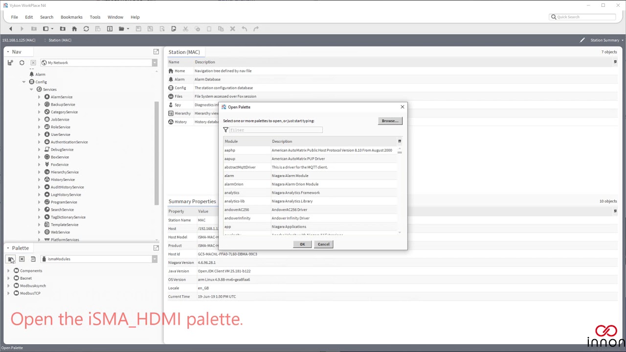Setting up the HDMI function on iSMA-B-MAC36NL - YouTube