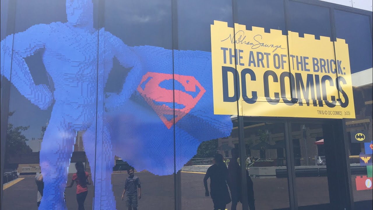 "The Art of the Brick: DC Comics" Exhibition - YouTube