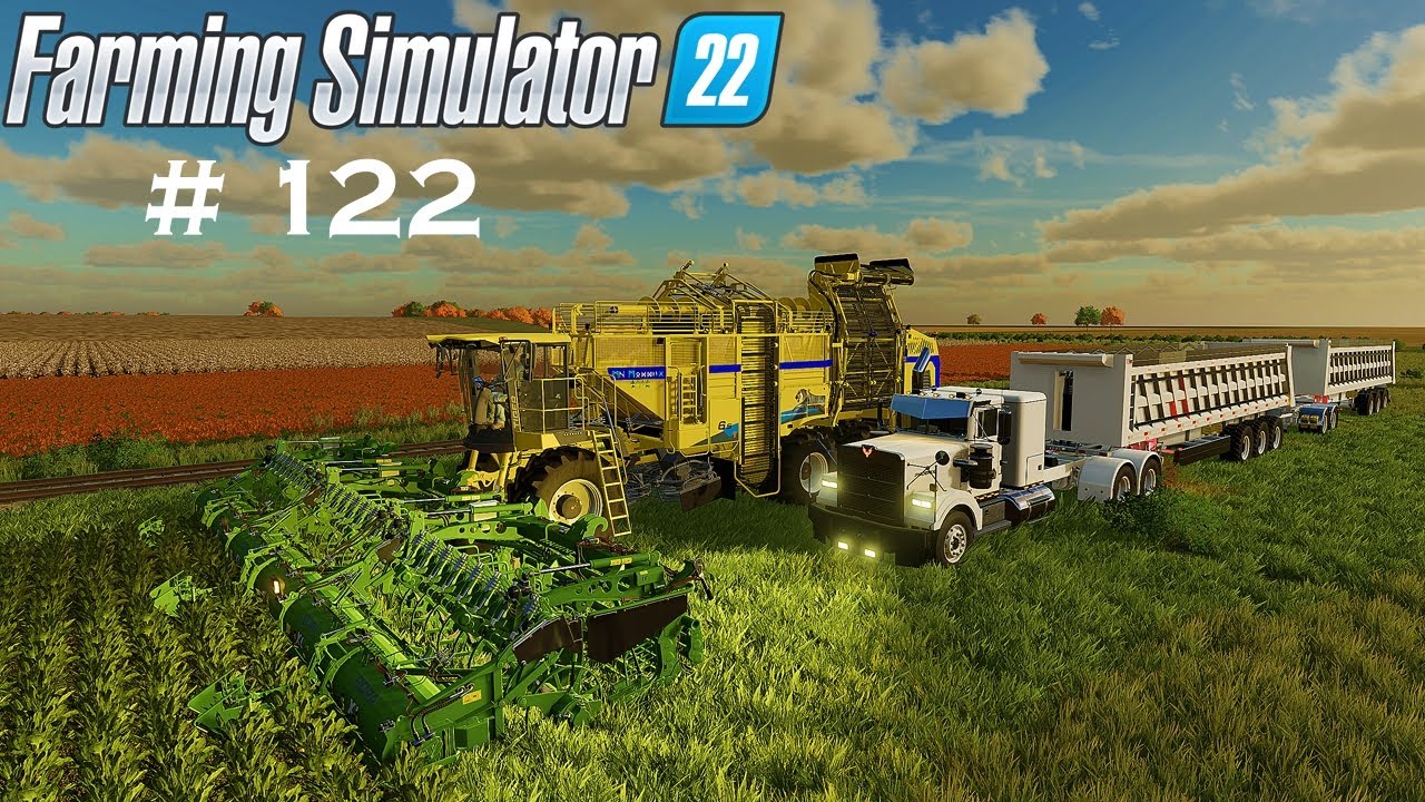 farming Simulator 22 fs22 timelapse Ep #122 big flats Texas fs22 Mods ...