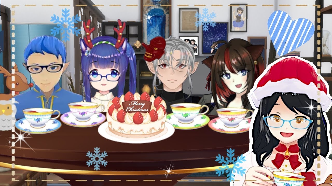 Having A Holiday Tea Party With My Friends - YouTube