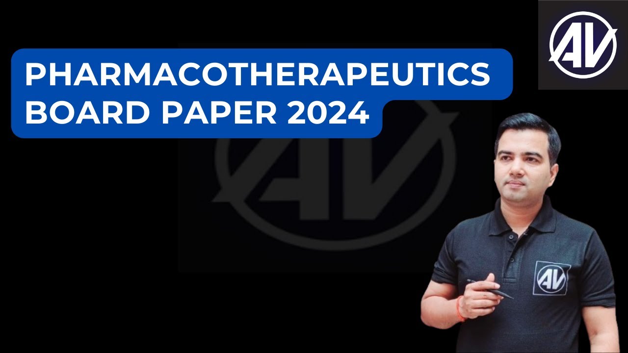 Pharmacotherapeutics Original board paper for OSBP - YouTube