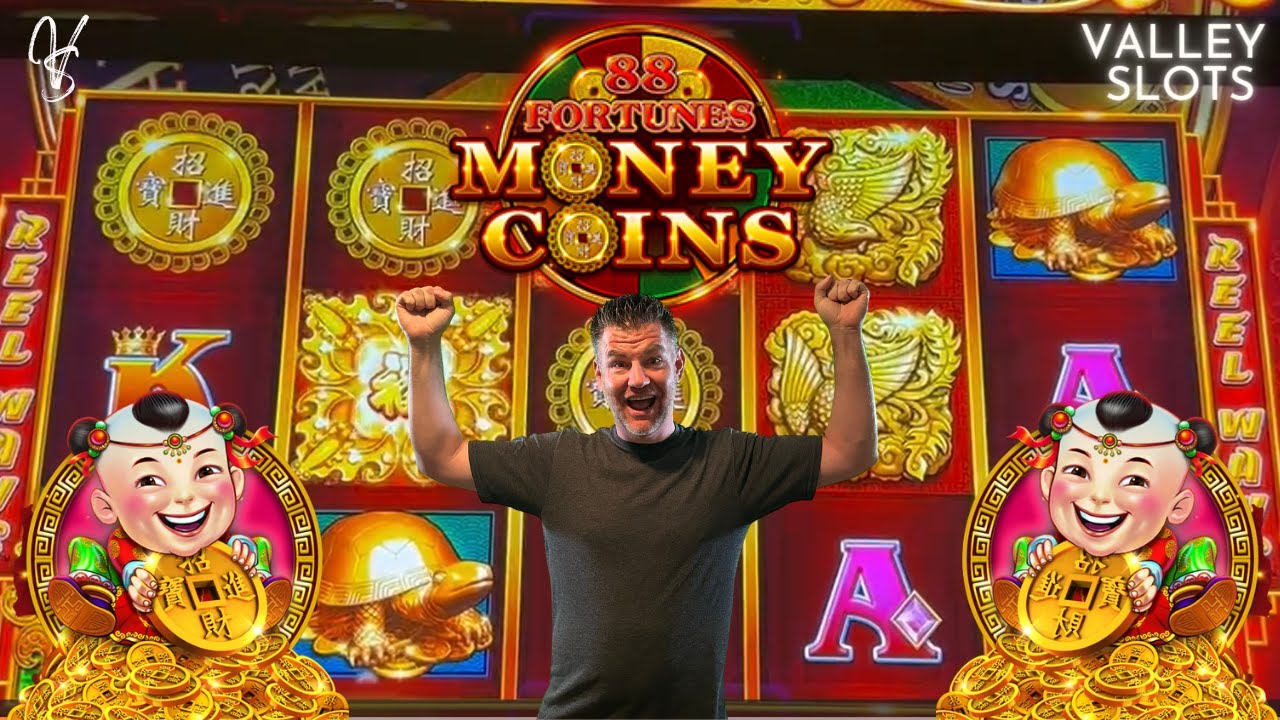 10 Free Games on 88 Fortunes Money Coins Slot Machine - YouTube