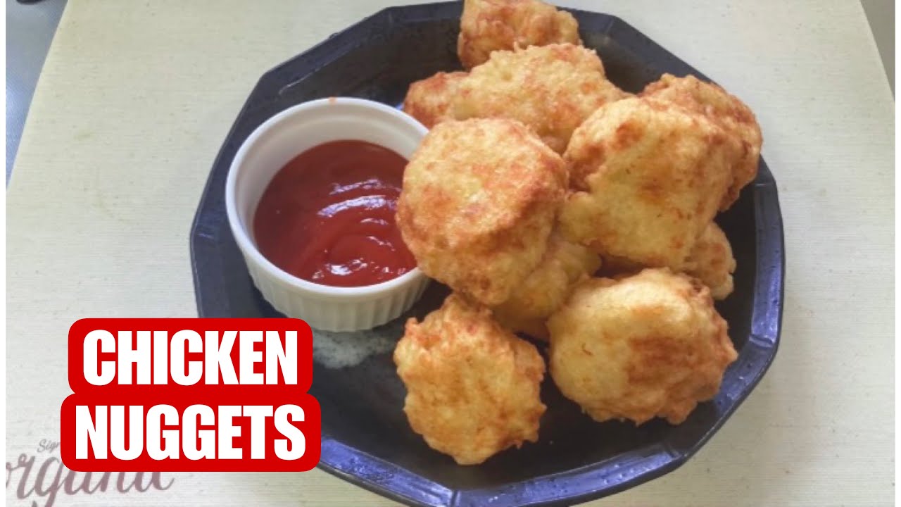 SOFT AND FLUFFY HOMEMADE CHICKEN NUGGETS - YouTube