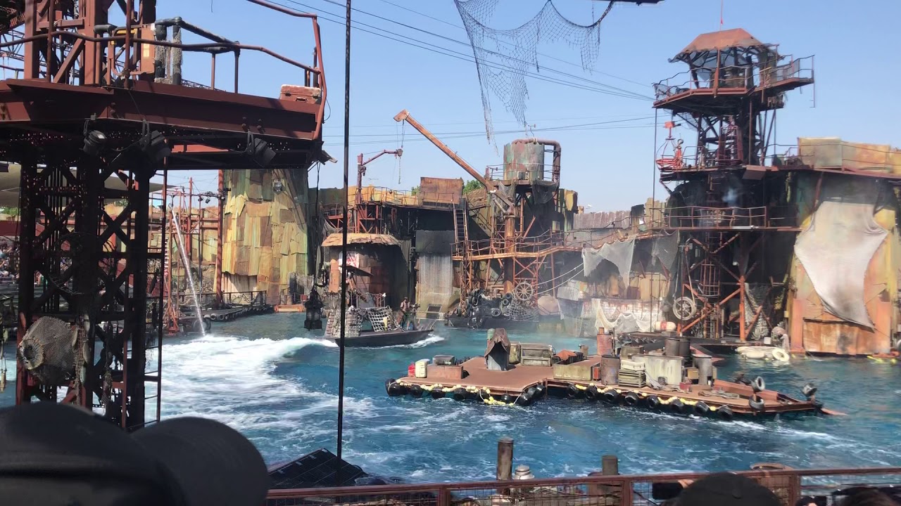 LA 유니버셜 스튜디오 워터월드 (Universal Studio LosAngeles WaterWorld) - YouTube