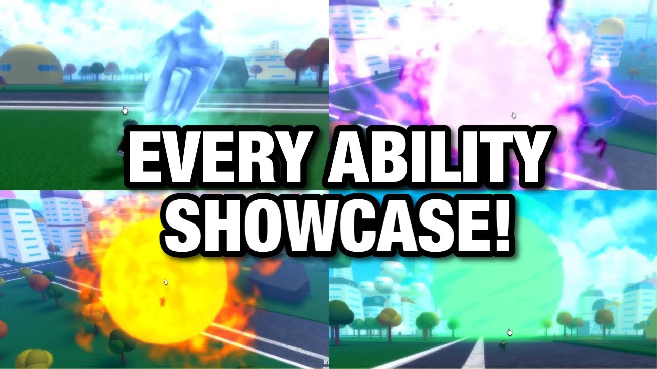 EVERY ABILITY/POWER SHOWCASE IN ANIME RIFTS (DBZ ADVENTURES UNLEASHED ...