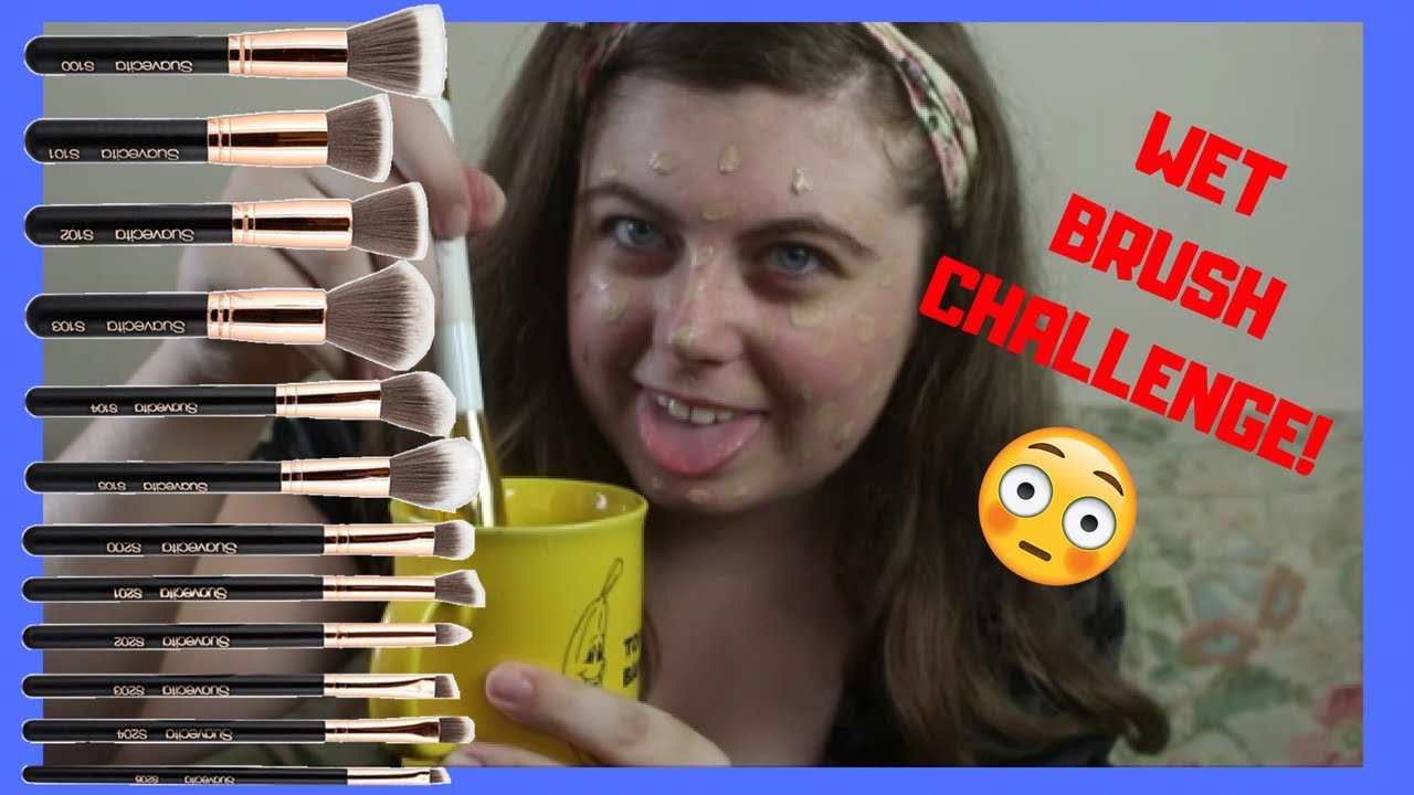 The Wet Brush Challenge!!! *WARNING: WET* - YouTube