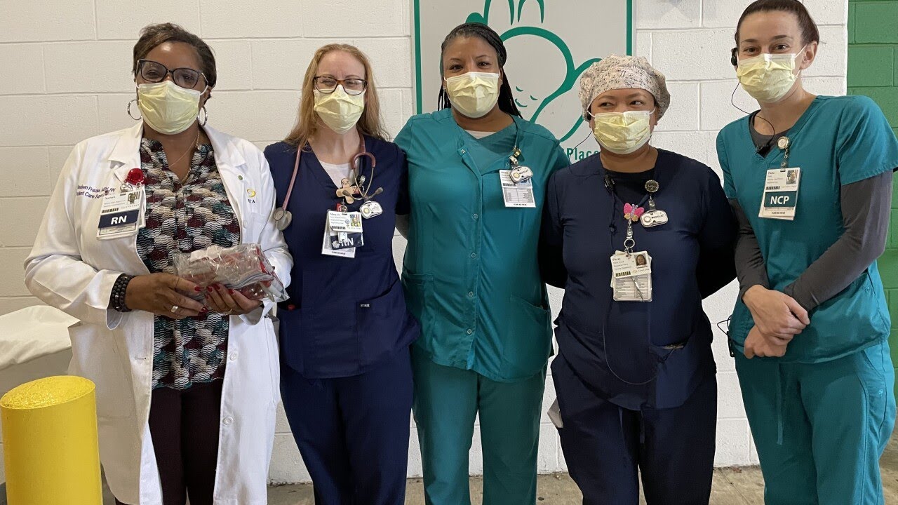 Virginia nurse shows appreciation for fellow frontline healthcare ...