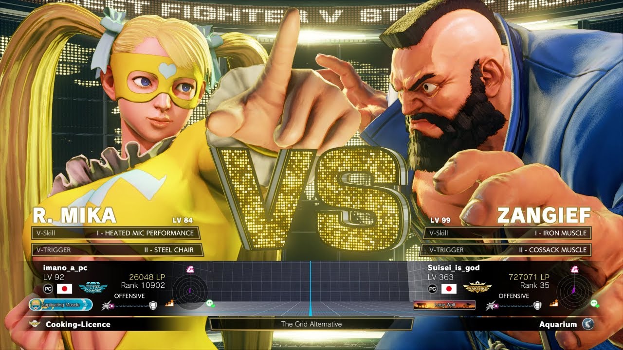 SFV Champion Edition 🔥 imano_a (R.Mika) Vs ASASE (Zangief) 🔥 Online ...
