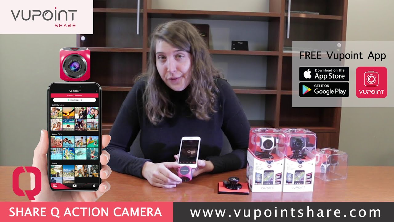 Vupoint Share Q Action Camera Holidays Promotion - YouTube