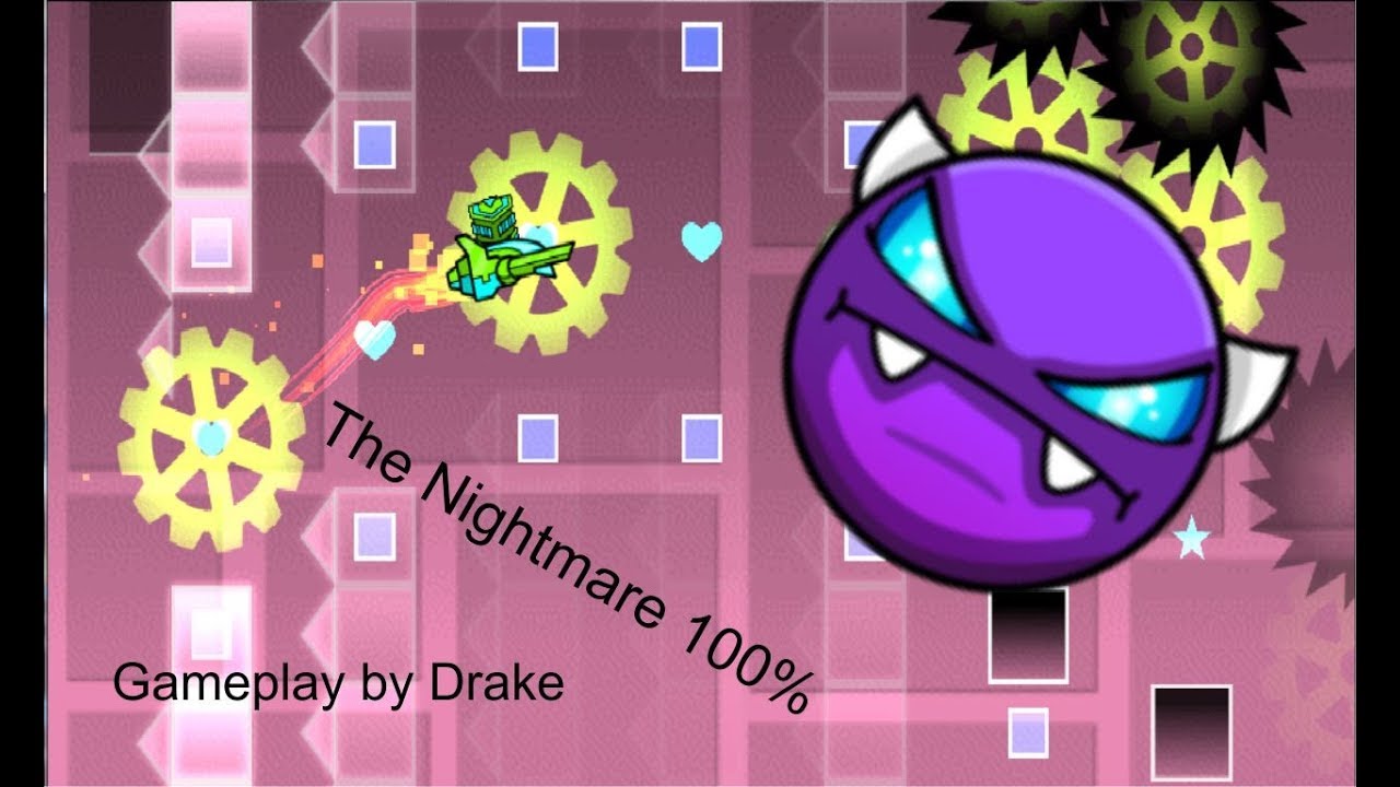 Geometry Dash | The Nightmare 100% - YouTube