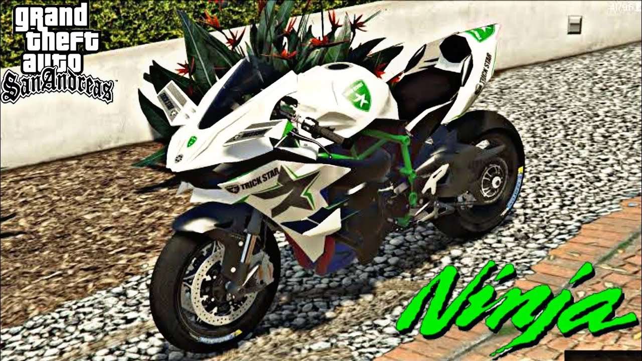 #kawasaki #ninjaH2 GTA SA Ninja H2 Mod || Android & PC || D.C GAMER ...