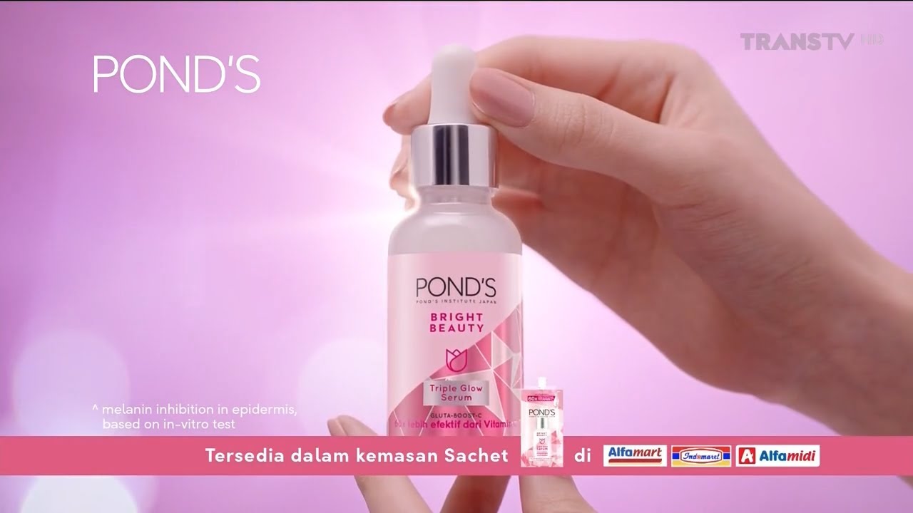 Iklan Ponds Triple Glow Serum (Tersedia Sachet) - YouTube