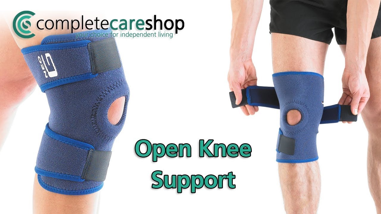 Neo G Open Knee Support - How To Apply Guide - YouTube