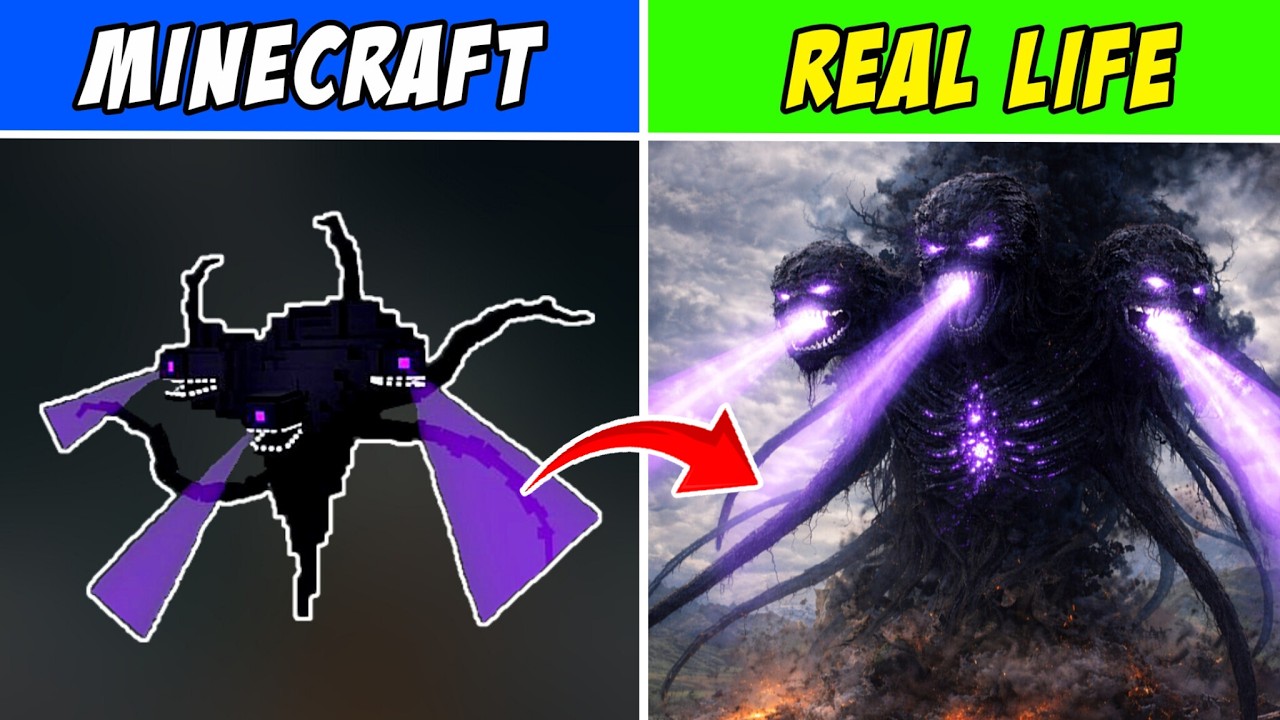 Minecraft Mutant Mobs in Real Life 😱 | Realistic Transformation - YouTube
