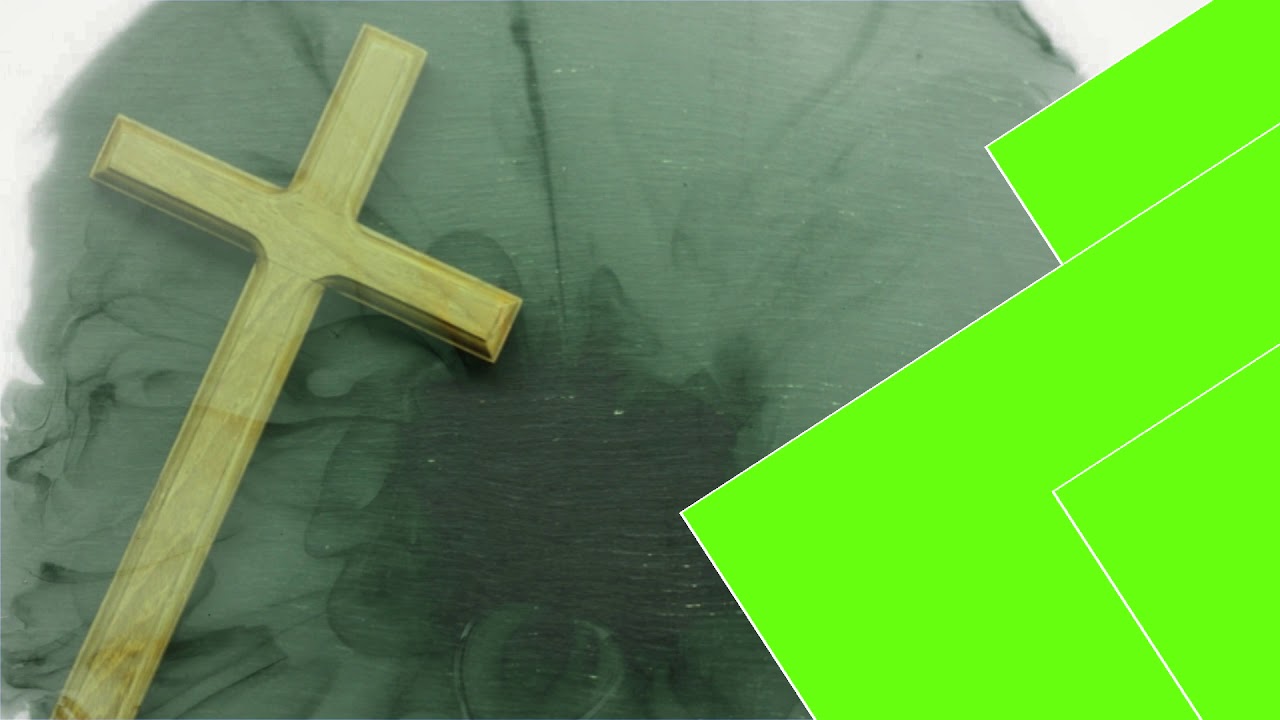 Cross water liquid green screen vfx footage - YouTube