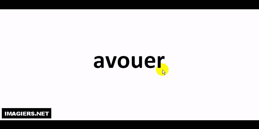 Prononciation = avouer - YouTube