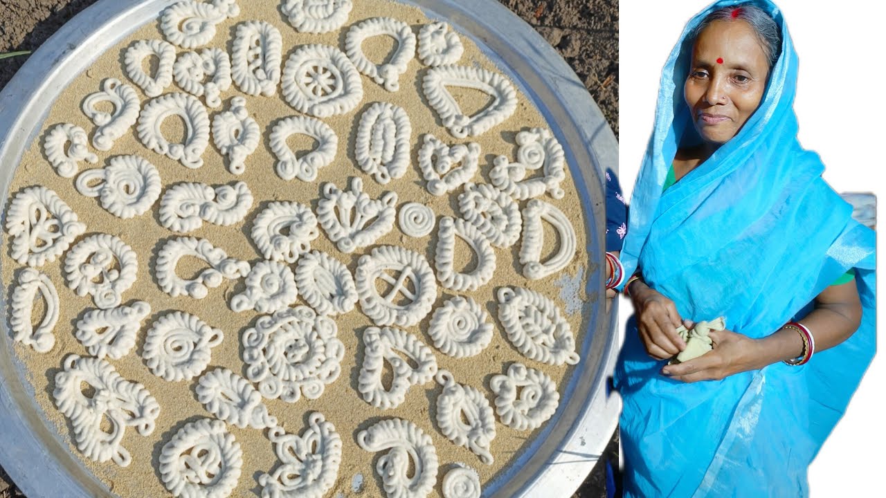 बंगाली पारंपरिक दाल बोरी बनाना Bengali Traditional Dal Bori Making ...