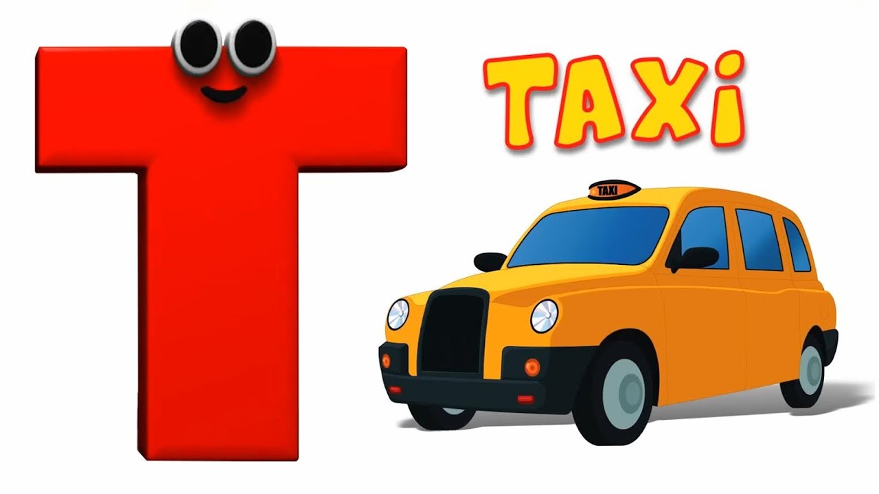 Phonics Letter T : T for Taxi, Learn Alphabets, Phonics Letters for ...