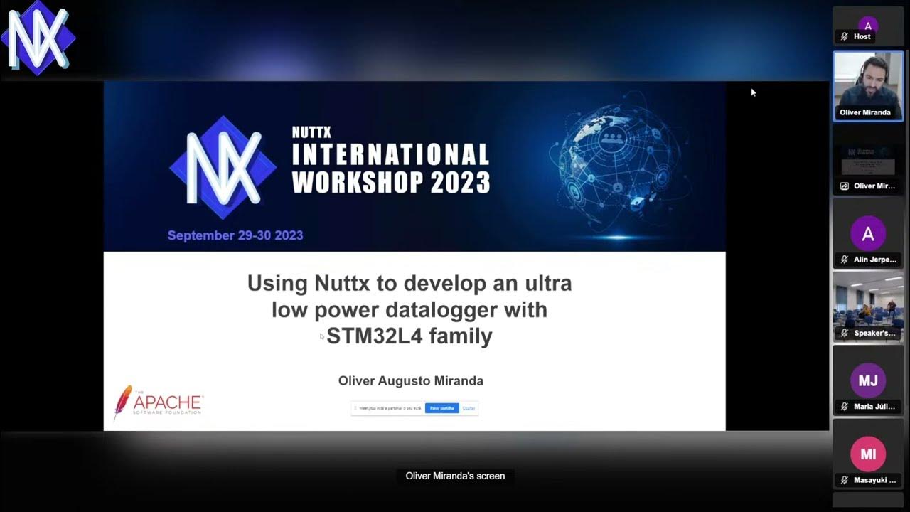 Day2: 08 Using NuttX to Develop an Ultra Low Power Datalogger with STM32L4 family - YouTube