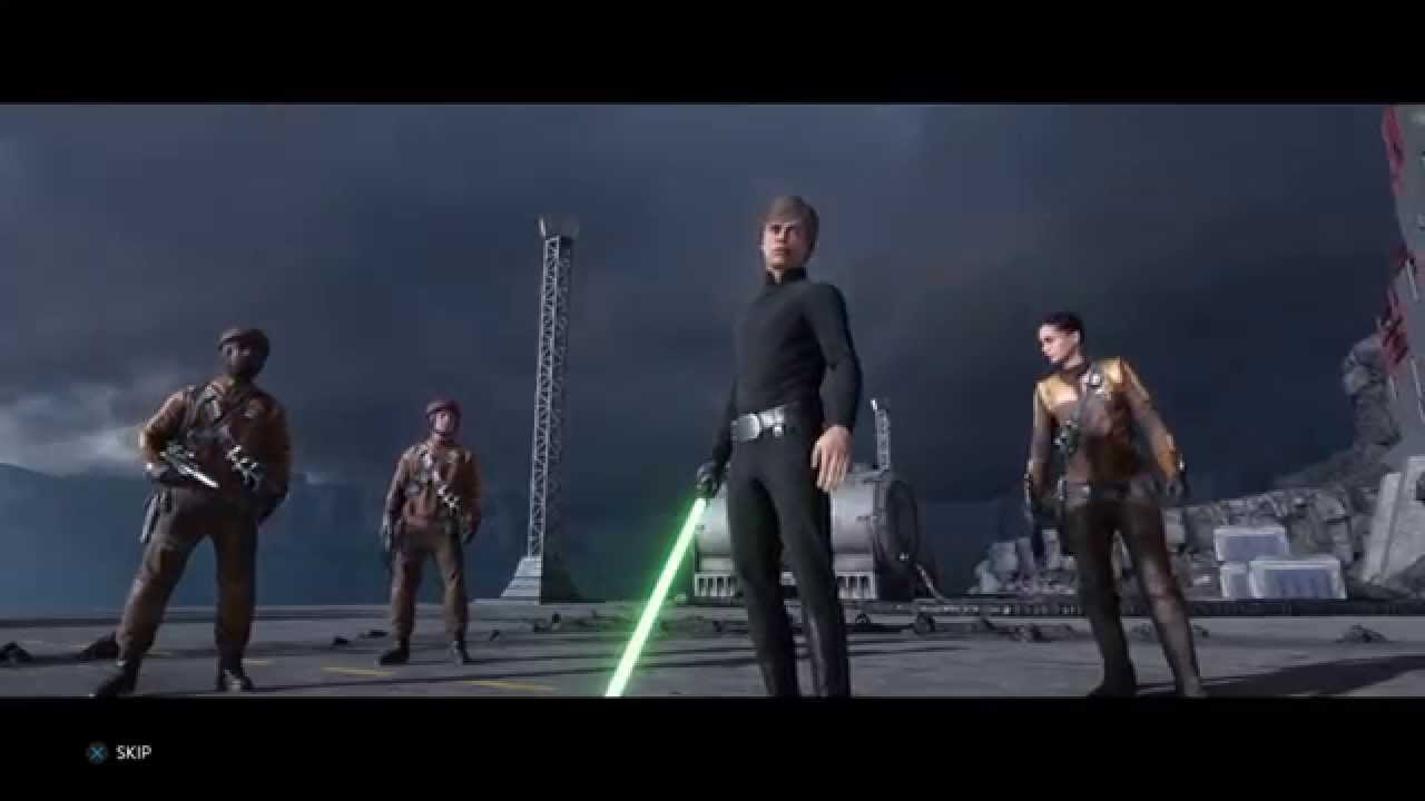 STAR WARS Battlefront-Luke Skywalker gameplay - YouTube