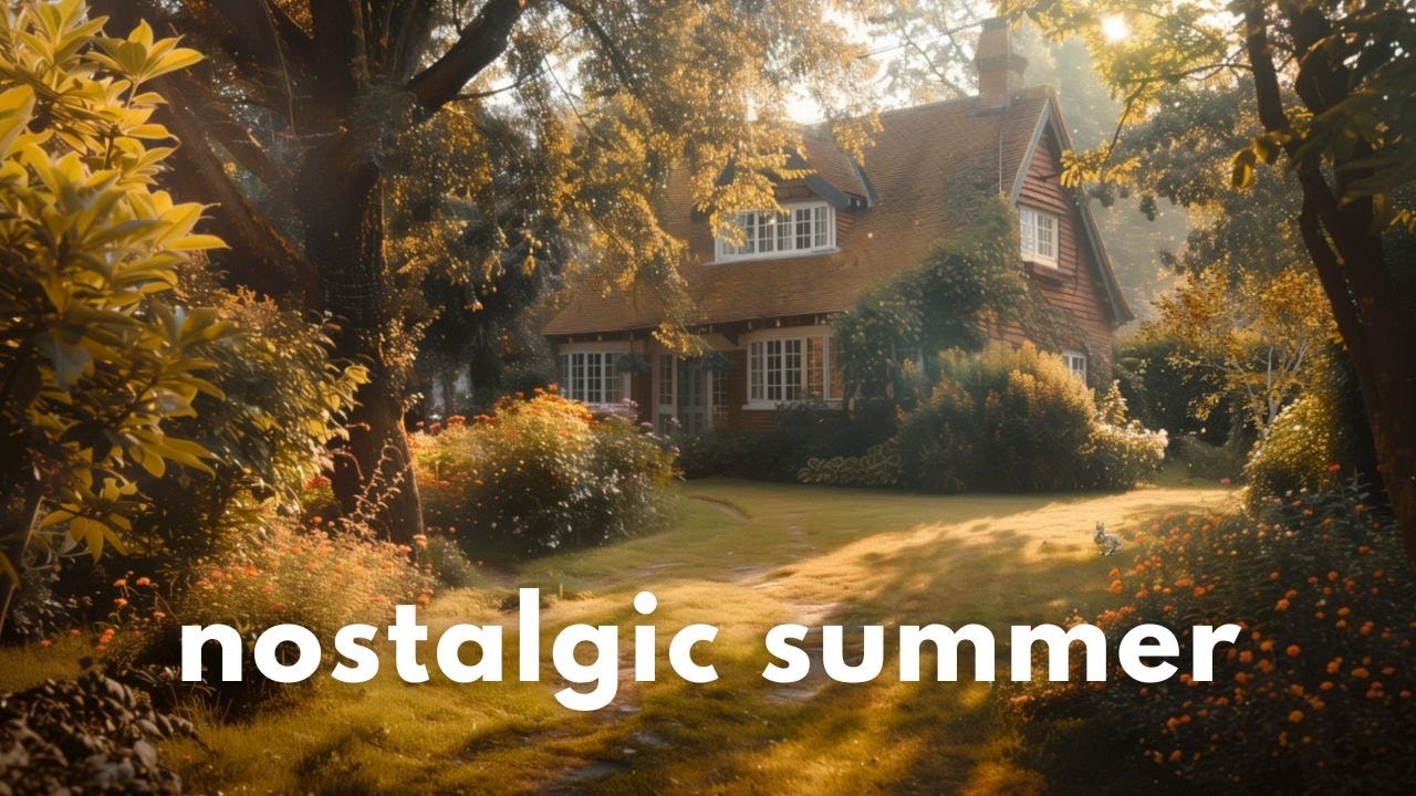 Summer Ambience 🌳ㅣRelaxing Birds Chirping & Golden Hour Ambienceㅣ ...