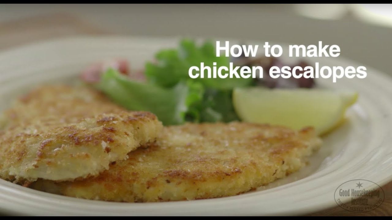 How To Make Chicken Escalopes | Good Housekeeping UK - YouTube