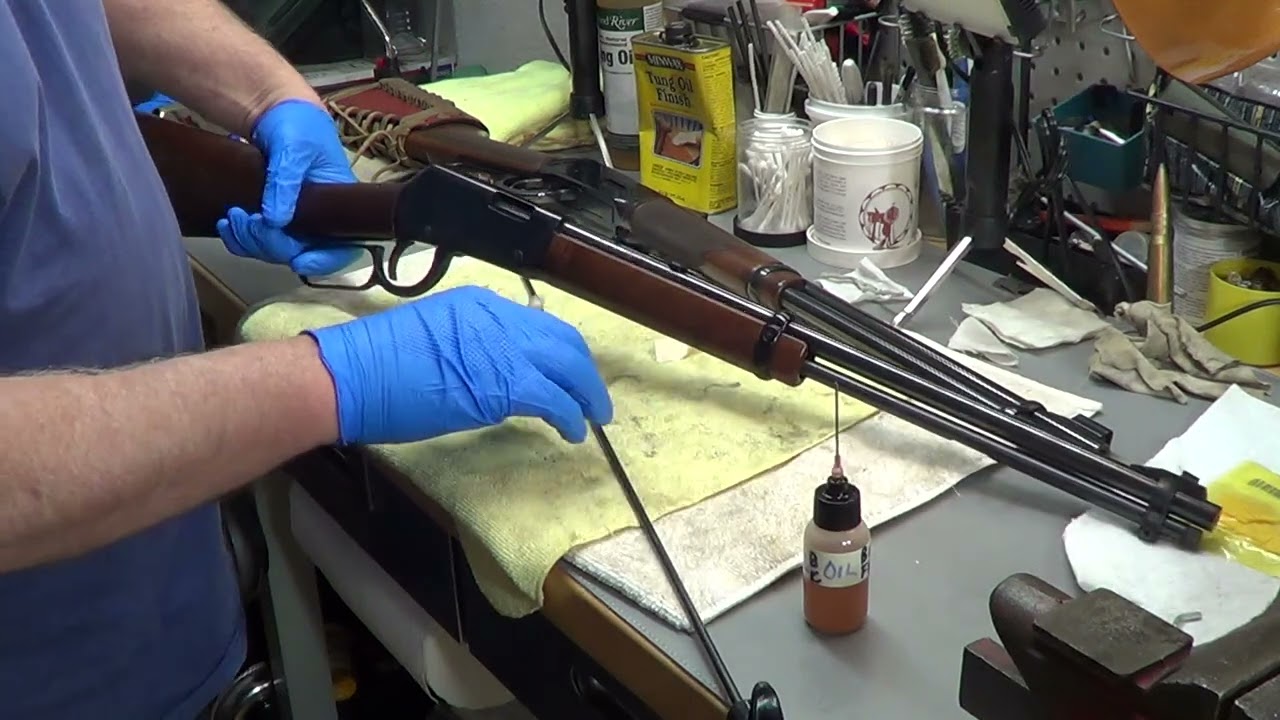 Cleaning Lever Actions Rifles - Routine Cleaning, Maintenance & Oiling ...