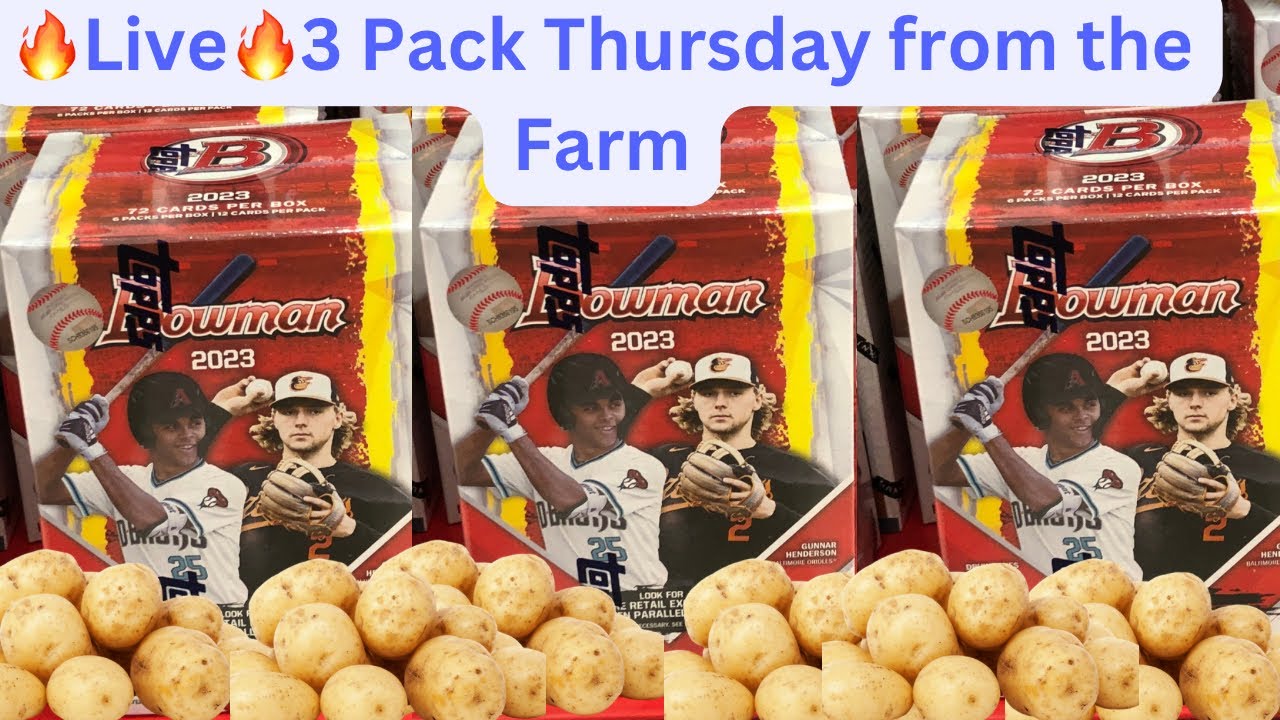 3 Pack Thursday from the Potato Field at the Farm⚾️ Bowman Baseball ...