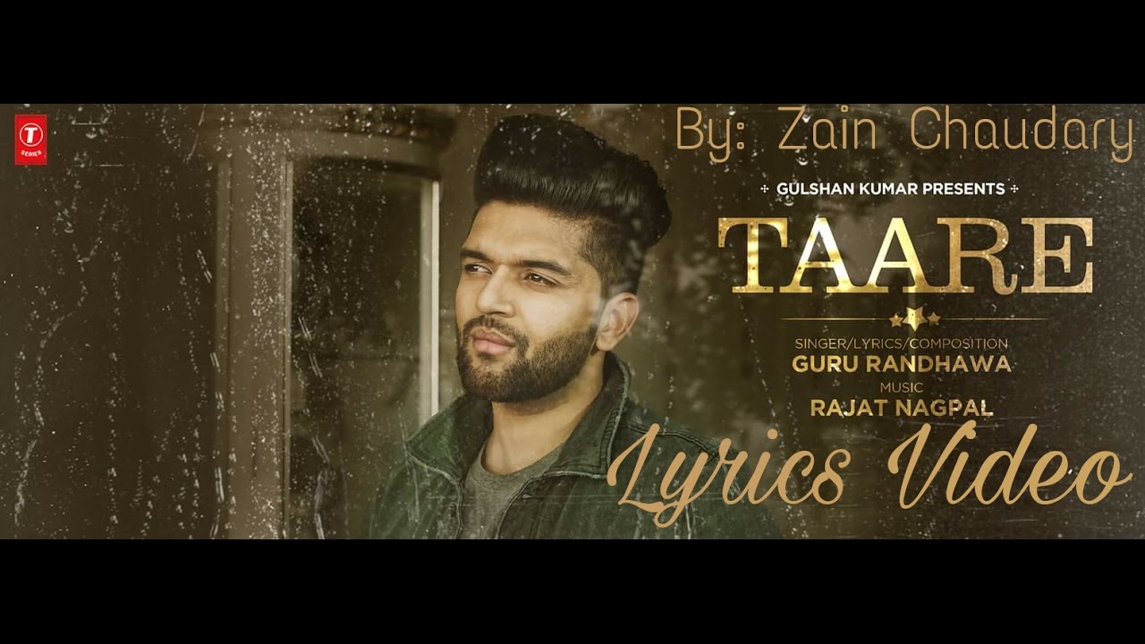 Taare Guru Randhawa Lyrics Video - YouTube