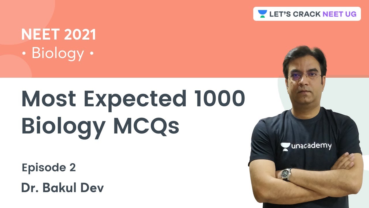 Most Expected 1000 Biology MCQs | Episode 2 | Let's Crack NEET UG ...